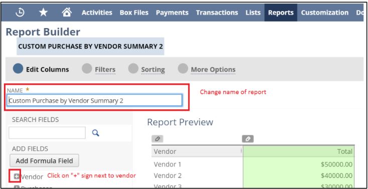NetSuite Vendor List Export – Interopay